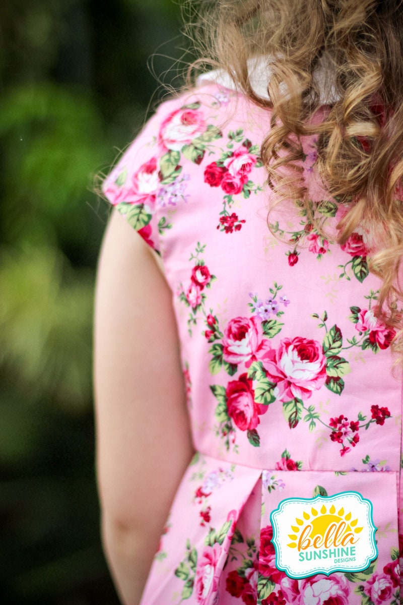 Alice Pleated Dress PDF Sewing Pattern Girls Pleated Dress - Etsy Australia