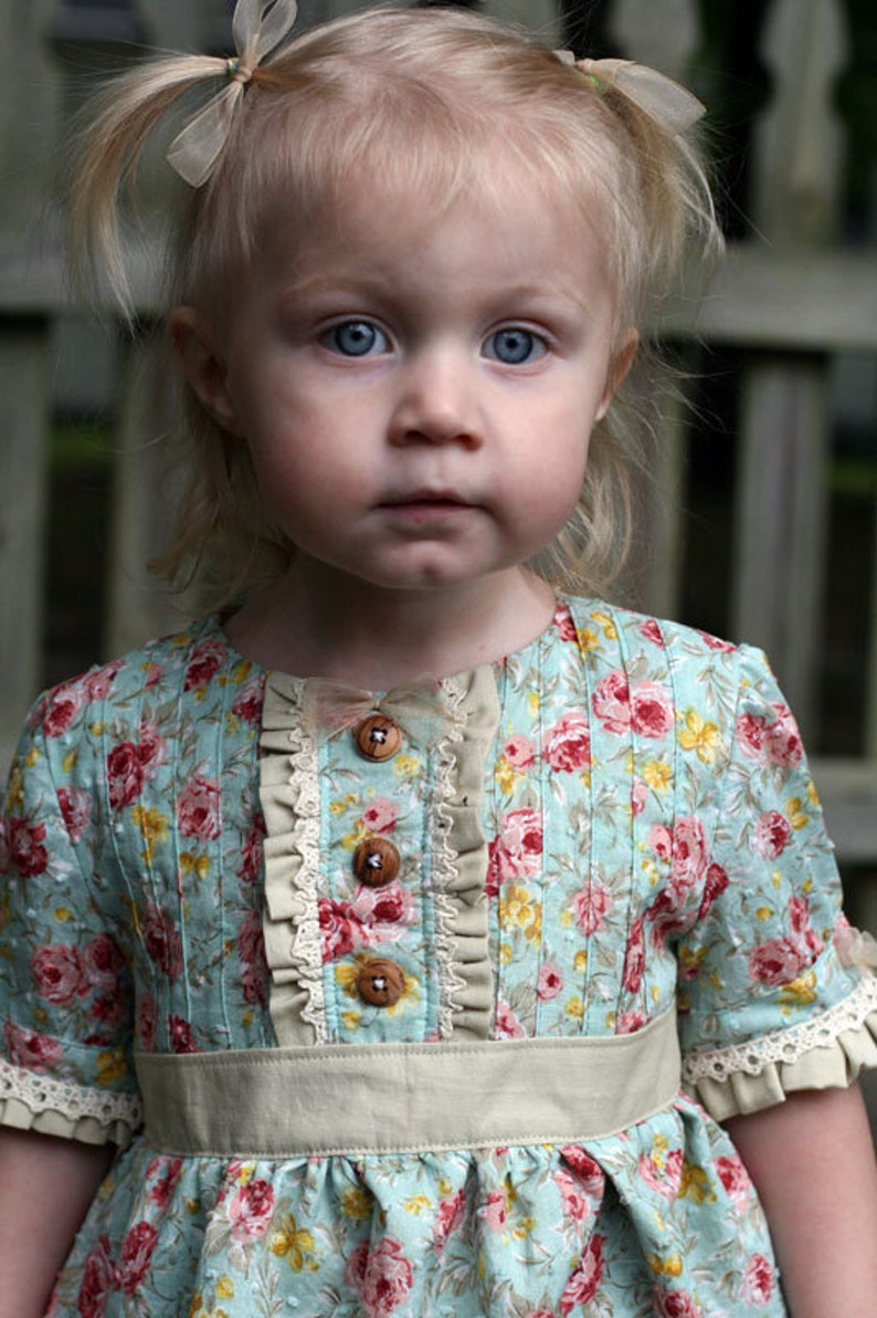 Sweet Lilly Pintuck Dress & Tunic PDF Sewing Pattern Girls - Etsy UK