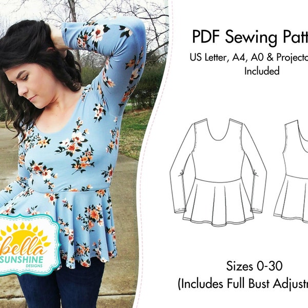 Plus Size Sewing Patterns for Women - Etsy