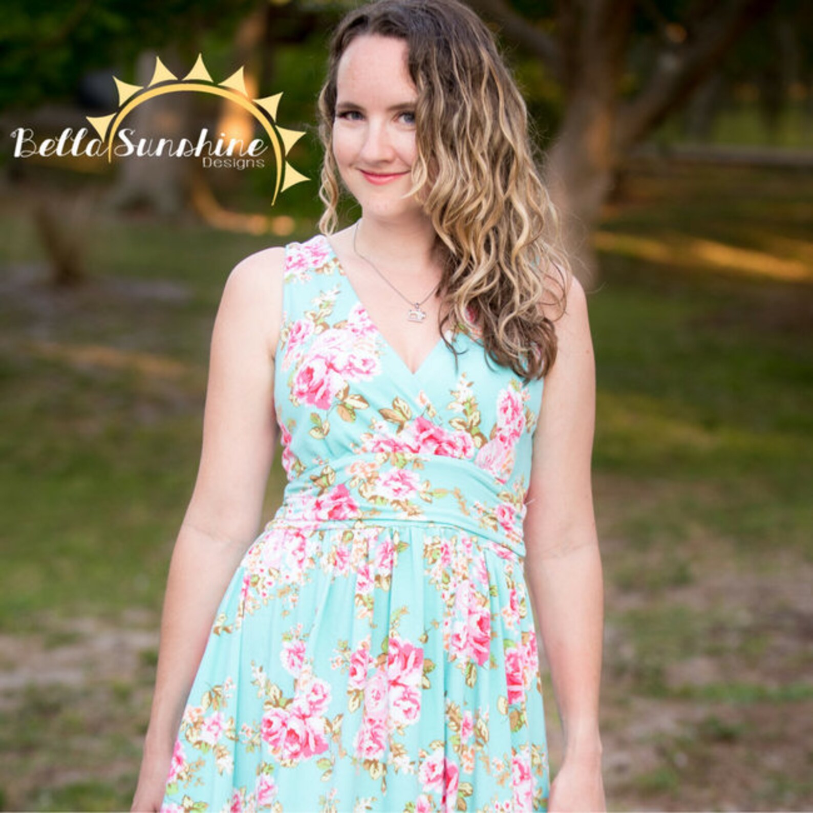 Amelia Maxi Pattern Plus Size Sundresses Plus Size Pdf - Etsy