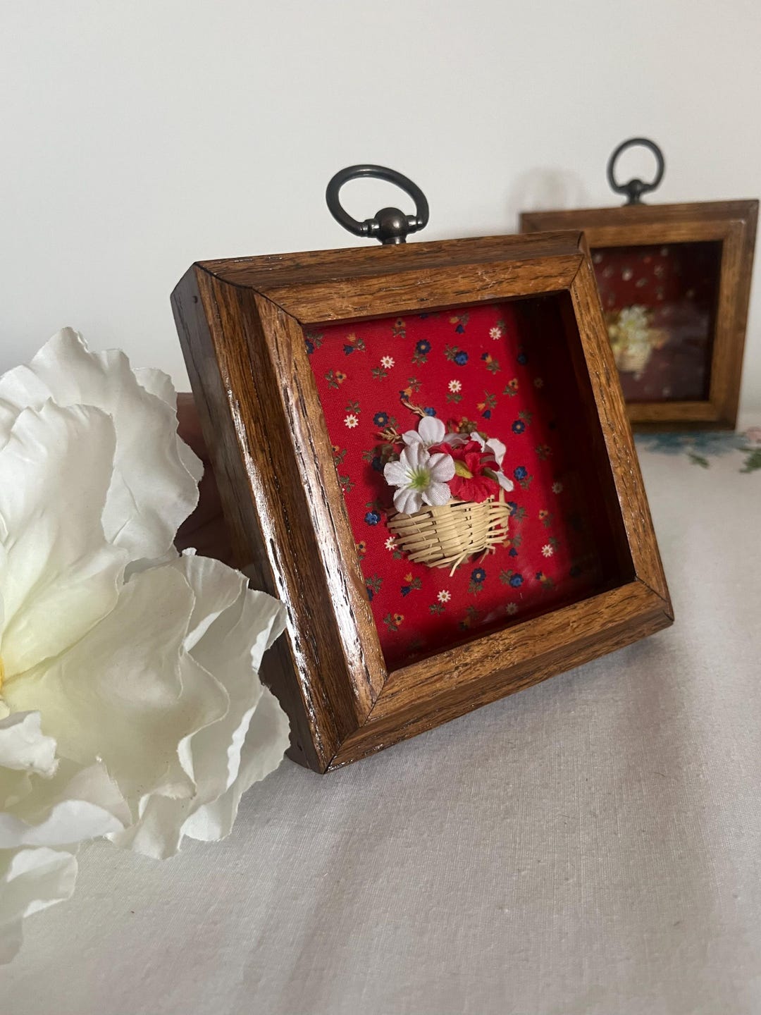 Vintage Pair of Small Shadow Boxes - Etsy