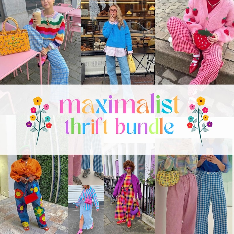 Maximalist Style Clothing - Etsy