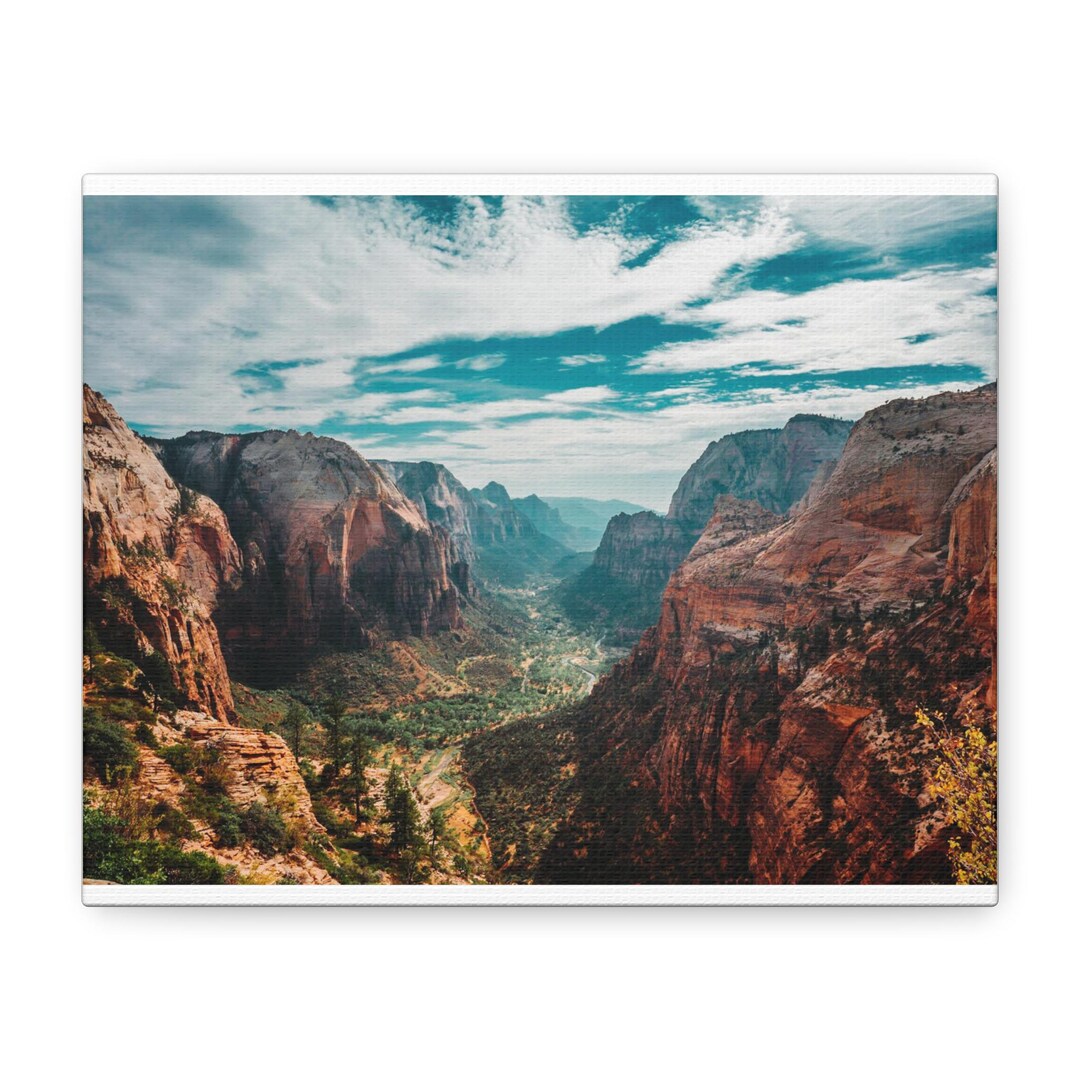 Zion Canyon Canvas - Etsy