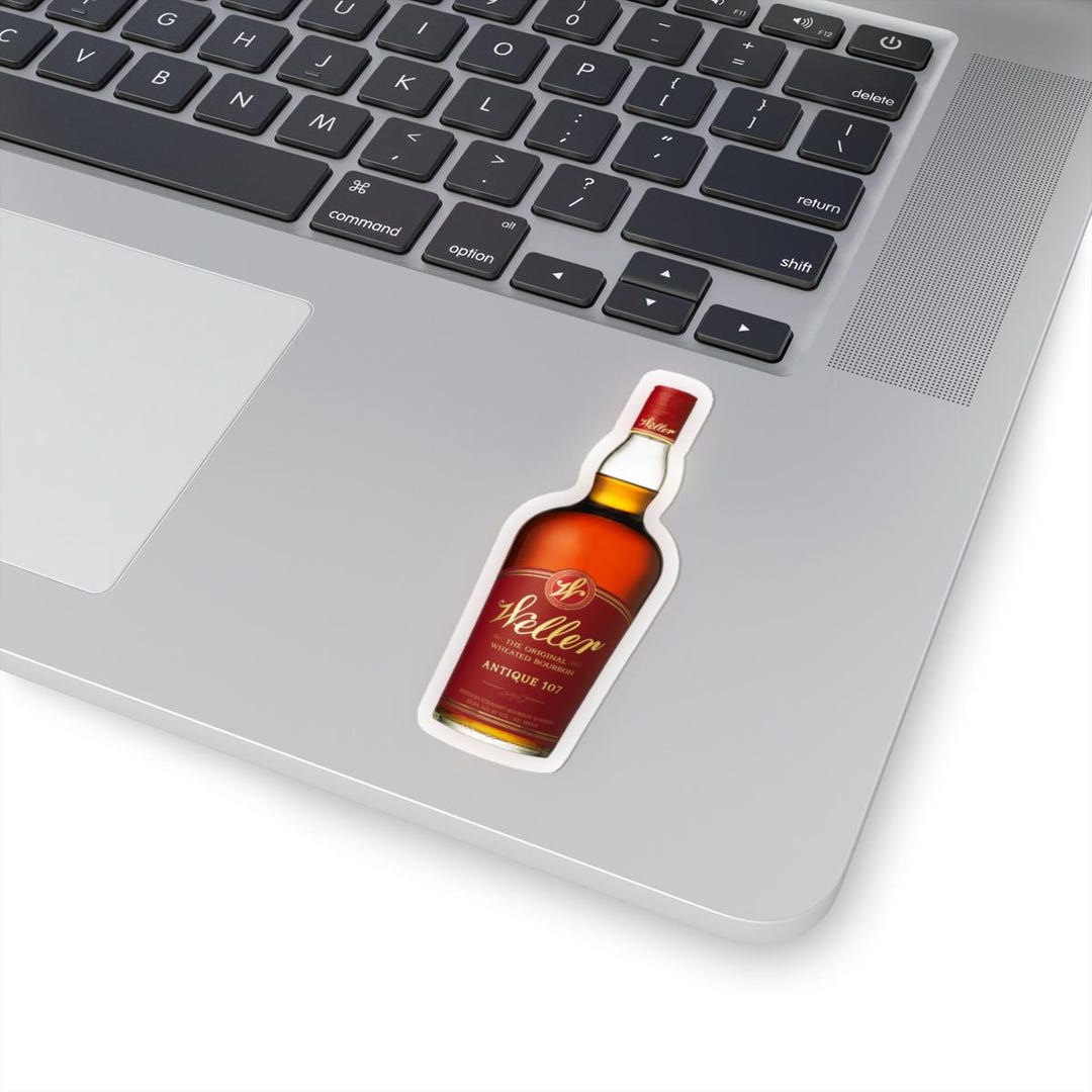 Weller Bourbon Bottle Sticker | Kiss-cut Sticker - Etsy