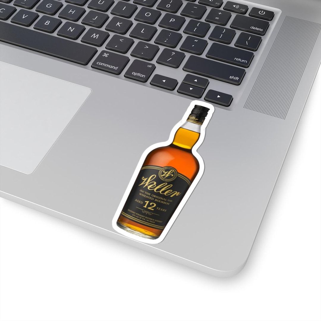 Weller Bourbon Bottle Sticker | Bourbon Label Art - Etsy