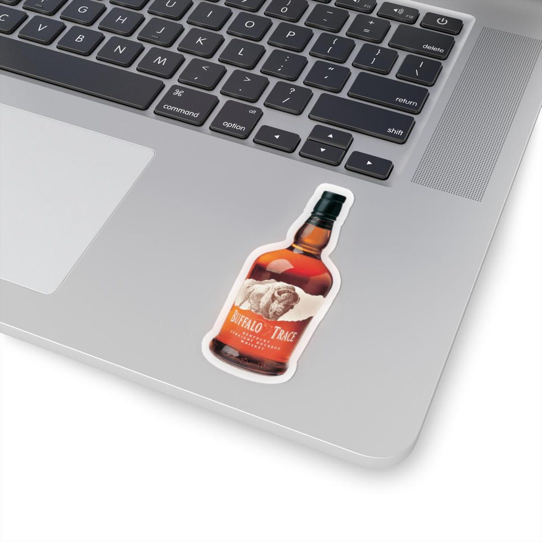 Buffalo Trace Whiskey Bottle Kiss-cut Sticker | Alcohol Decal - Etsy