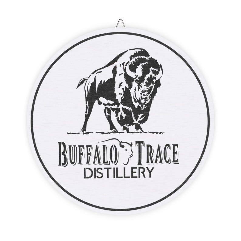 Buffalo Trace Bourbon Wood Sign: Rustic Bar Decor, Customizable - Etsy