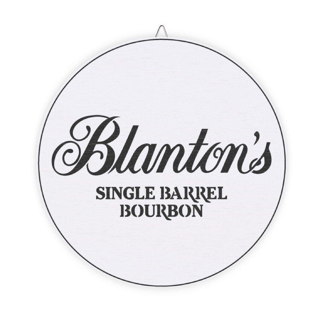 Rustic Bourbon Wood Sign: Personalized Home Bar Decor, Blanton's Gift ...