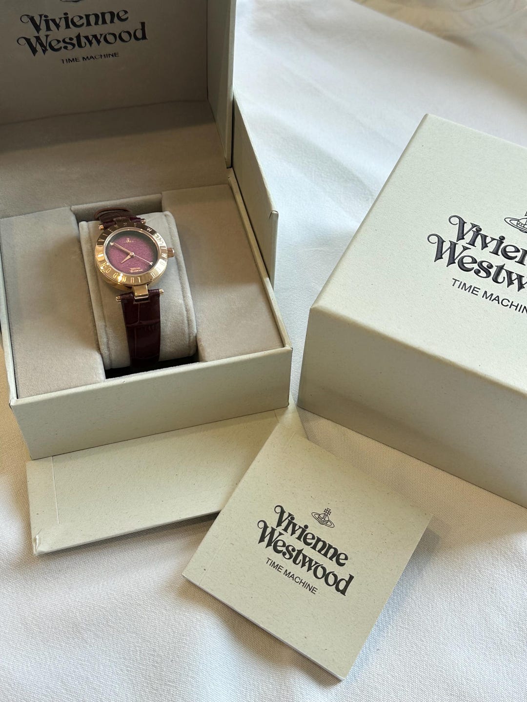 Vivienne Westwood Watch Time Machine Burgundy - Etsy
