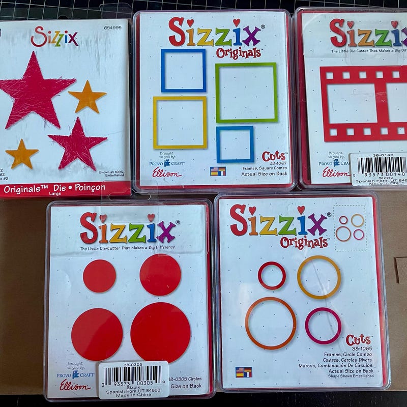 Sizzix Square Die Cut - Etsy UK