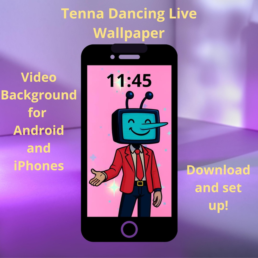 Tenna Dancing Live Wallpaper – Deltarune Style Video Background for Android and iPhone | Kawaii ...