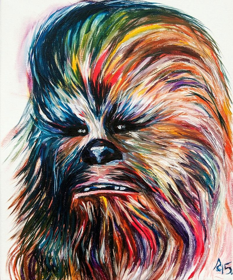 Chewbacca Art Print 11x14 - Etsy
