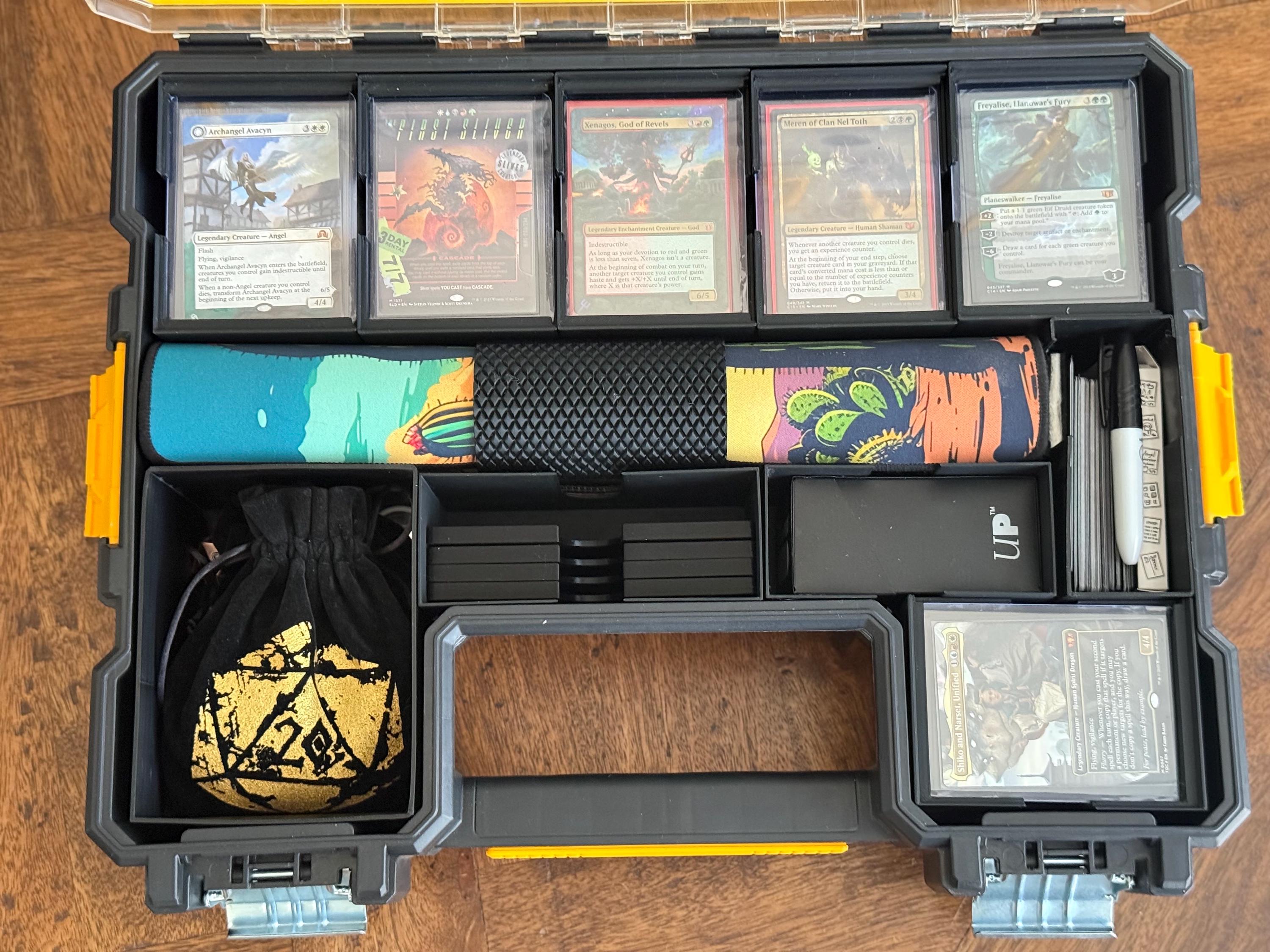 TCG Playmat Clips (2-pack) | Secure Rolled Mat Clip | Fits Our Magic ...