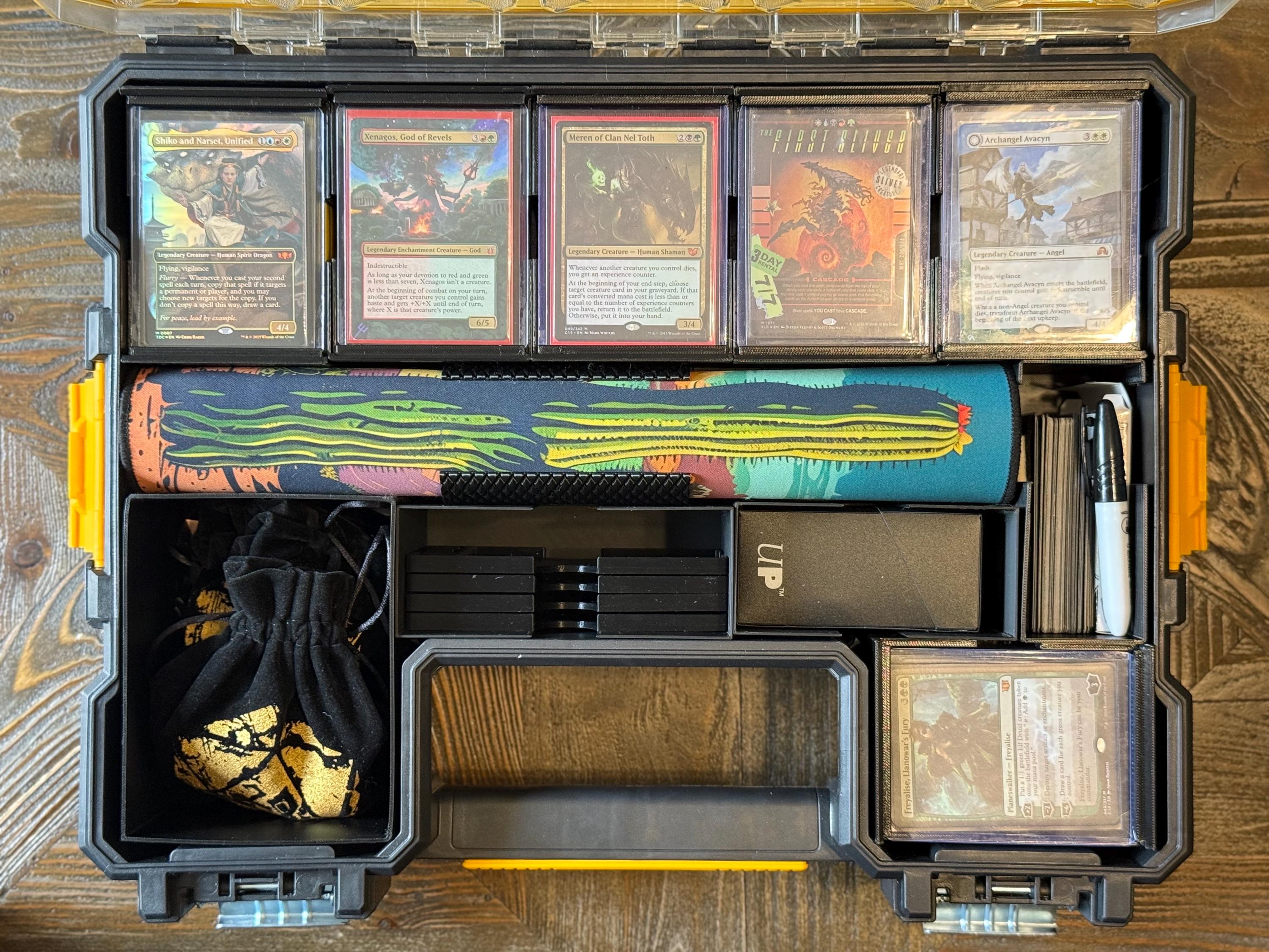 3D Printed TCG Deck Boxes & Organizers for Dewalt/stanley 10 ...