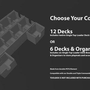 3D Printed TCG Deck Boxes & Organizers for Dewalt/stanley 10 ...