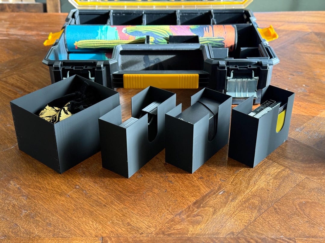 3D Printed MTG/TCG Organizer: Fits Stanley/dewalt 10-compartment Case ...