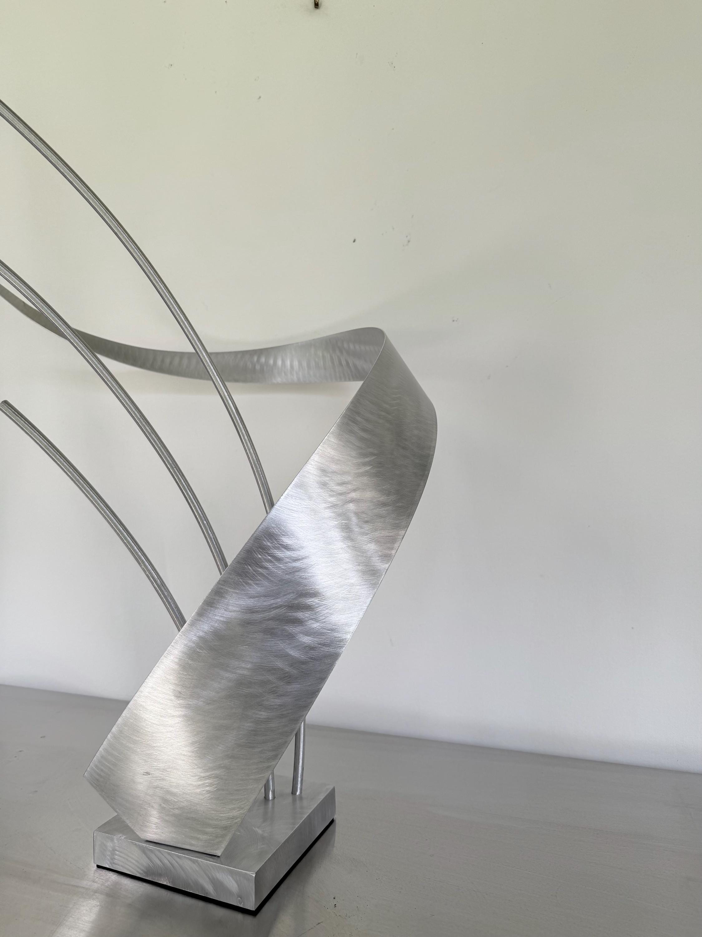 Metal Art Free Standing Table Top Sculpture Indoor/outdoor Garden ...