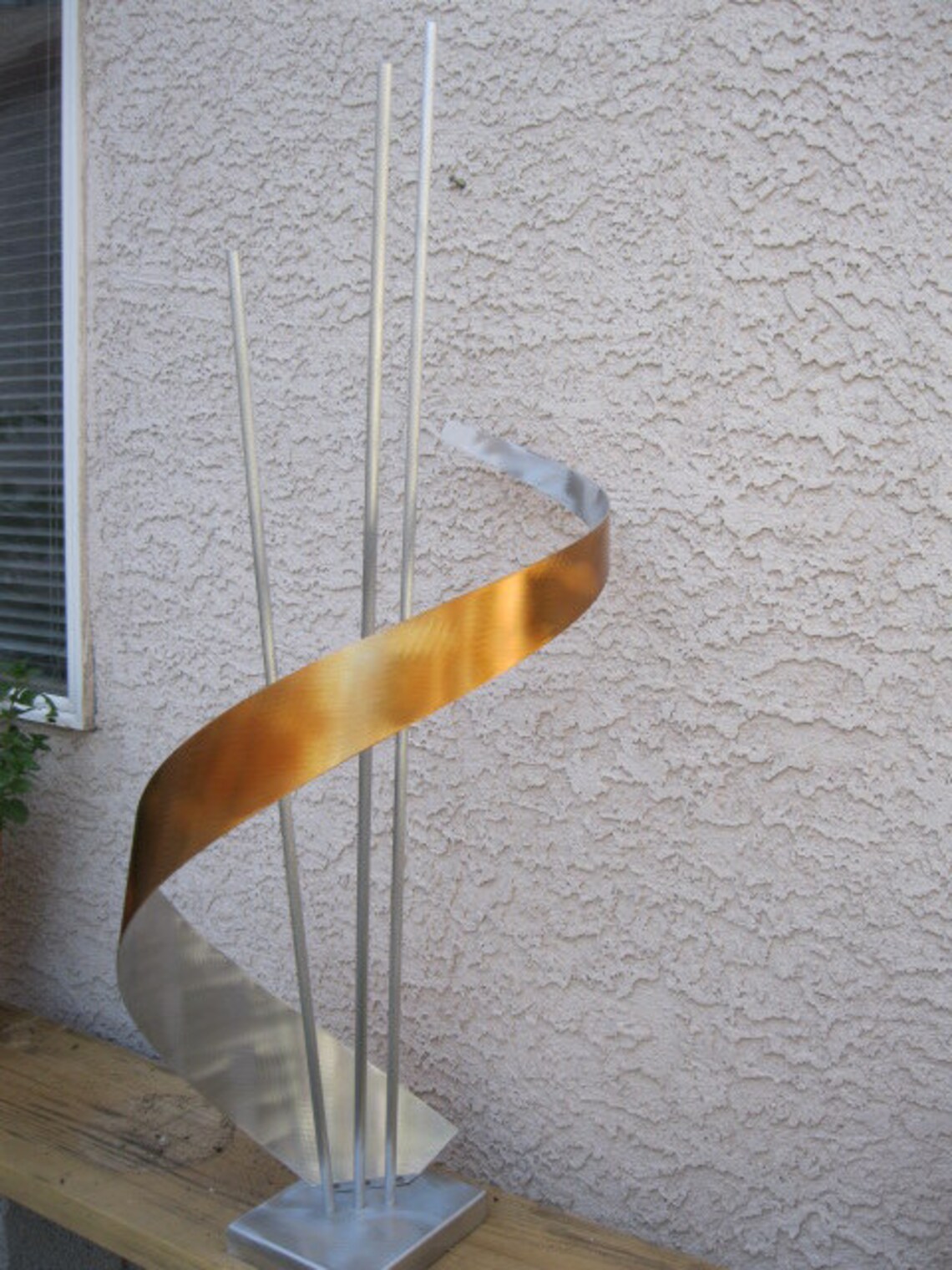Abstract Metal Free Standing Art Sculpture by Holly Lentz - Etsy