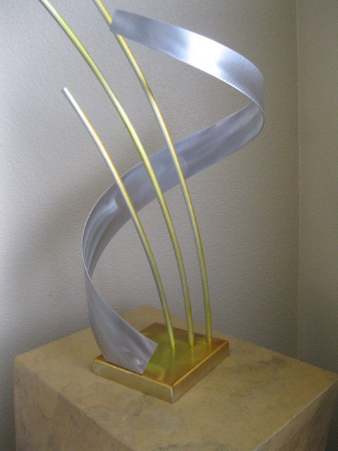 Abstract Metal art sculpture indoor/outdoor garden by Holly | Etsy