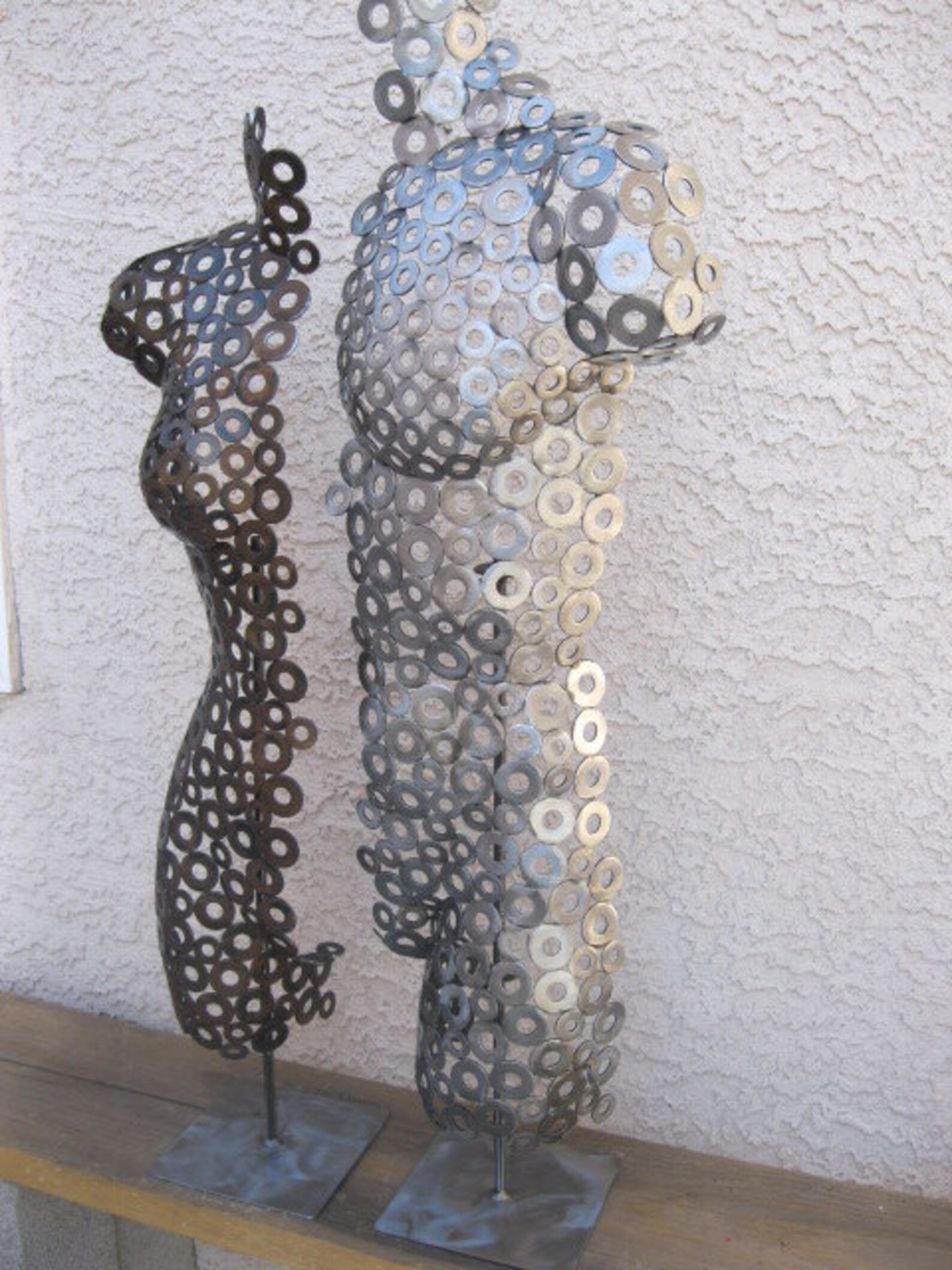 Metal Art Sculpture Abstract Torso by Holly Lentz Metal Torso - Etsy