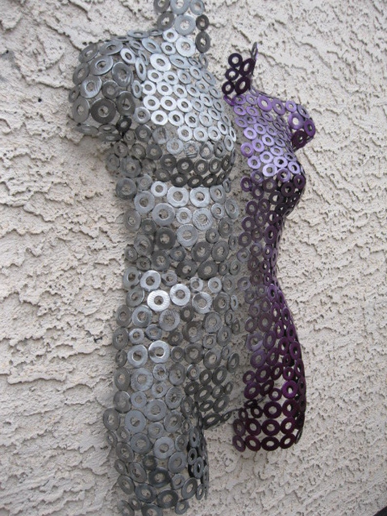 Metal Wall Art Sculpture Abstract Torso by Holly Lentz - Etsy