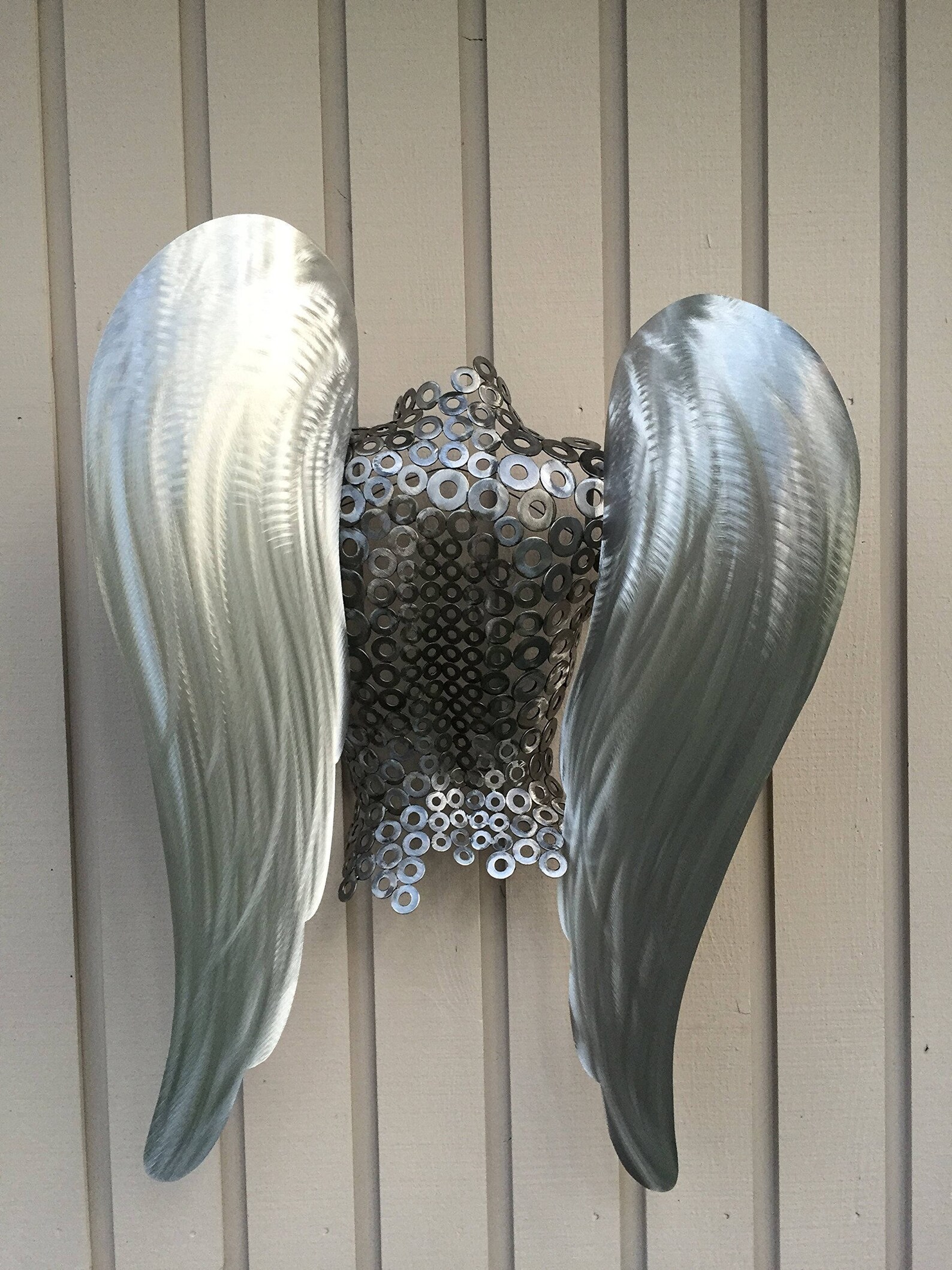 Black Metal Wall Art Sculpture Abstract Women Angel Torso by - Etsy
