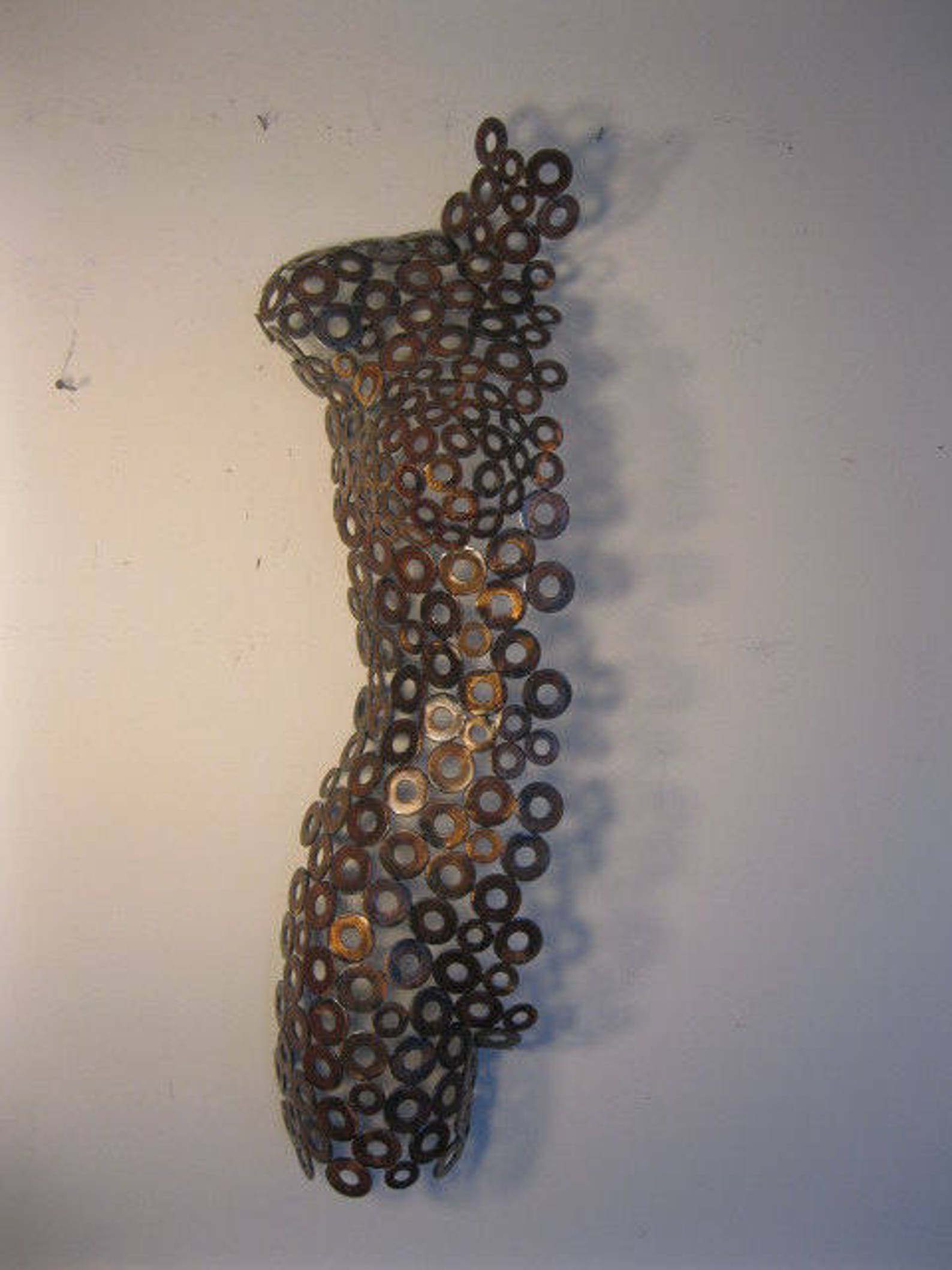 Female Half Torso Metal Sculpture by Holly Lentz - Etsy
