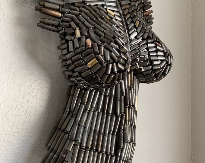 Bullet Metal Wall Art Torso by Holly Lentz - Etsy