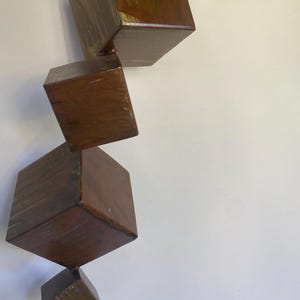 3D Metal Cube Wall Art: Modern Sculpture by Holly Lentz - Etsy