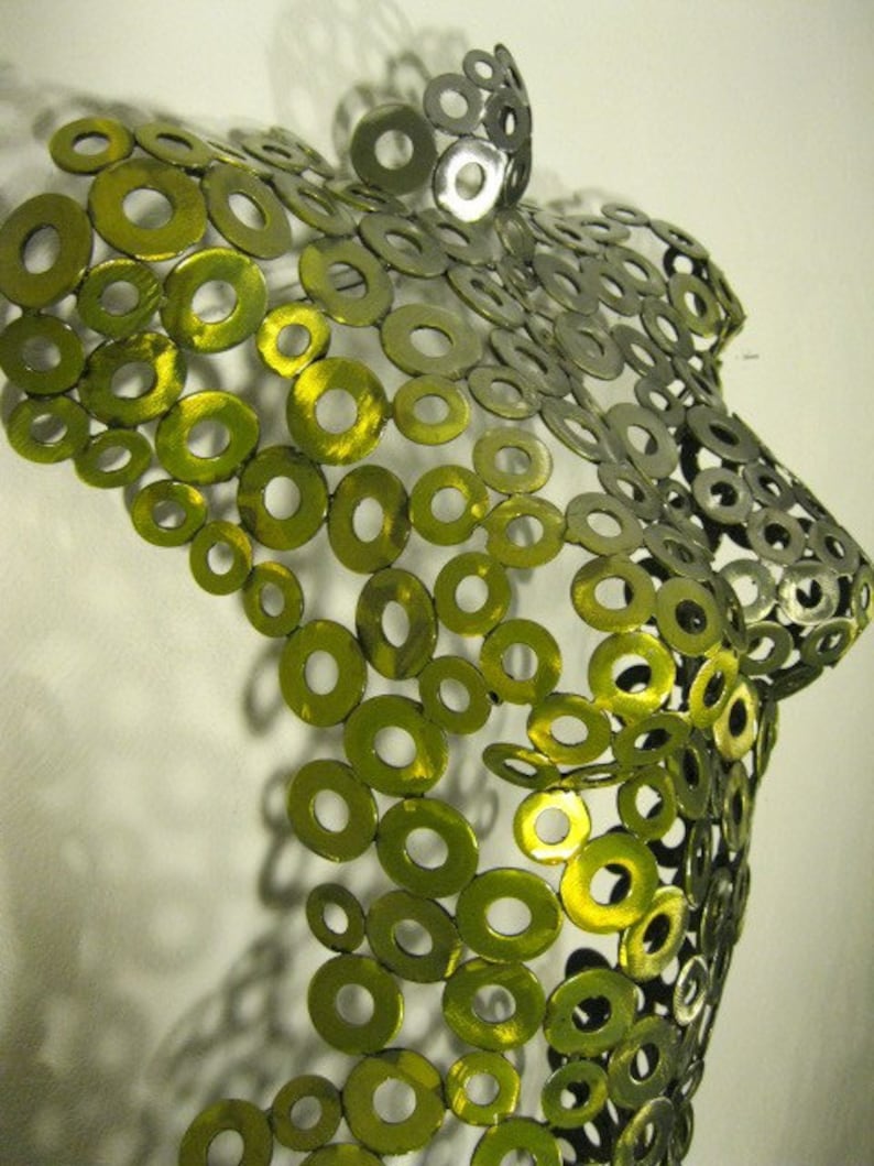 Metal Wall Art Torso Sculpture Abstract by Holly Lentz | Etsy