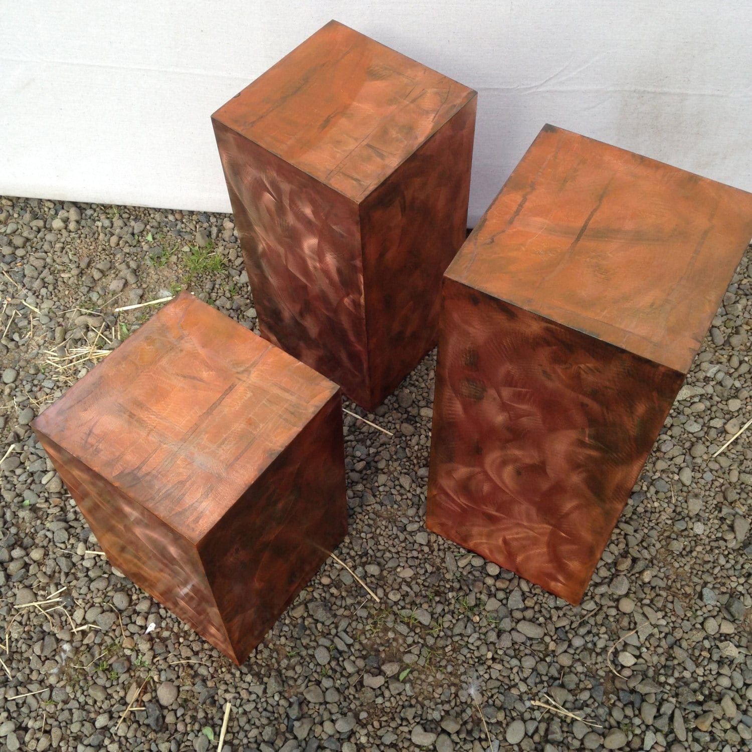 Modern Metal Art Pedestal Accent Pillars Platform | Etsy