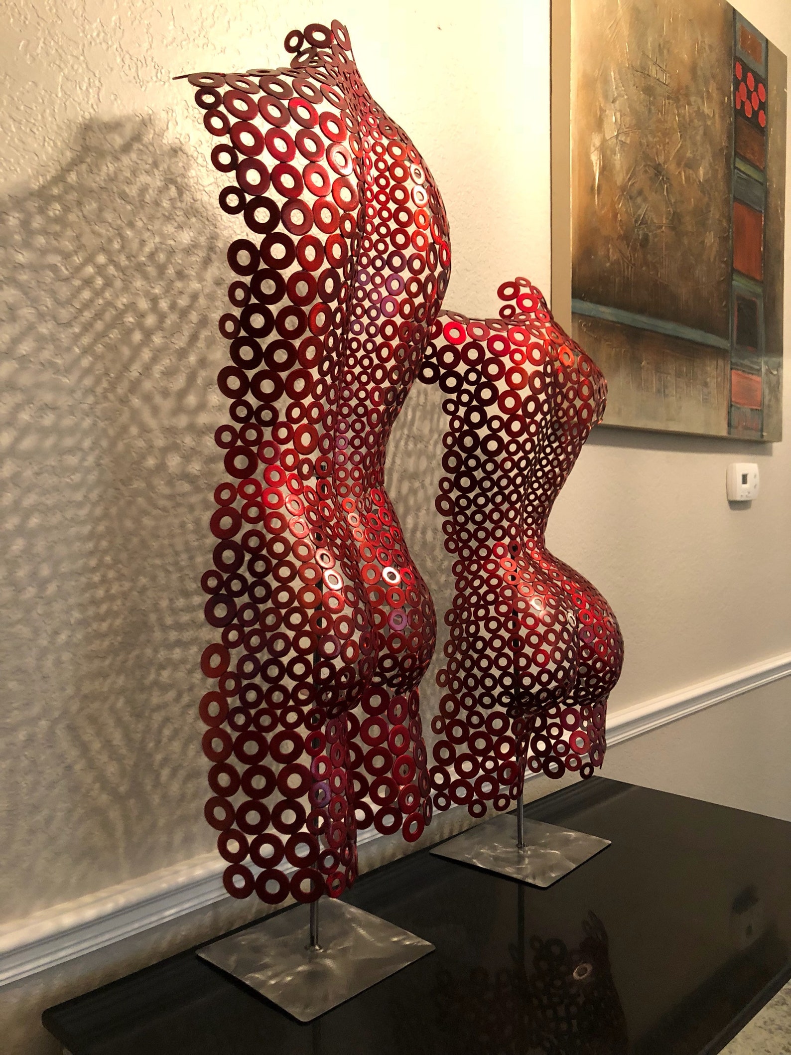 Metal Art Torso Set Sculpture Home Decor by Holly Lentz - Etsy