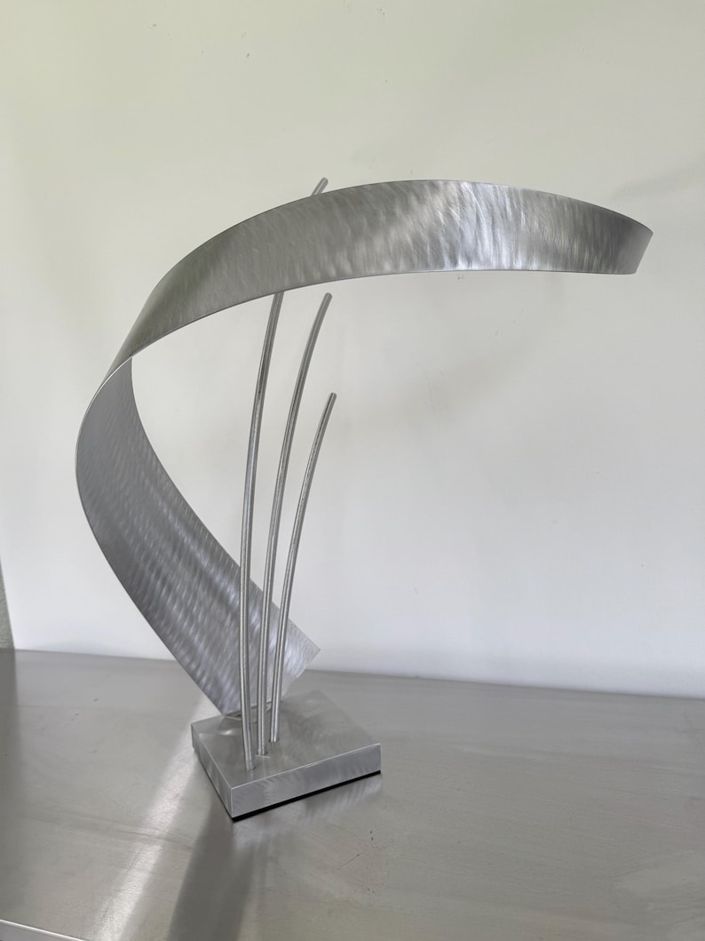 Metal Art Free Standing Table Top Sculpture Indoor/outdoor Garden ...