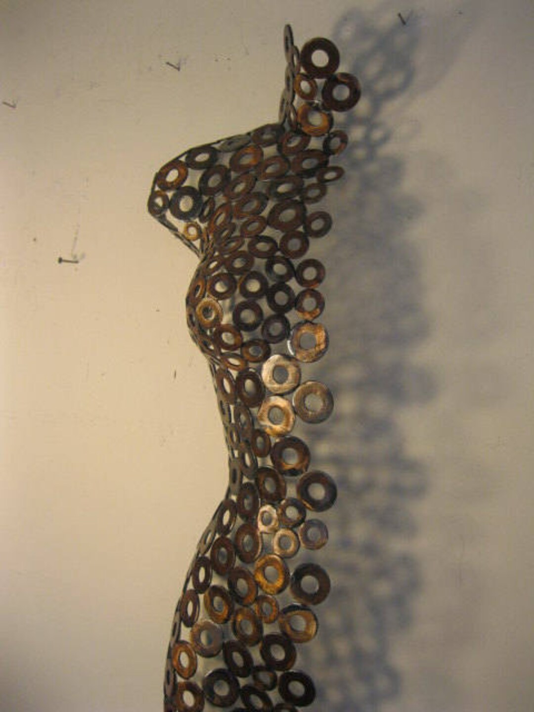 Female Half Torso Metal Sculpture by Holly Lentz - Etsy