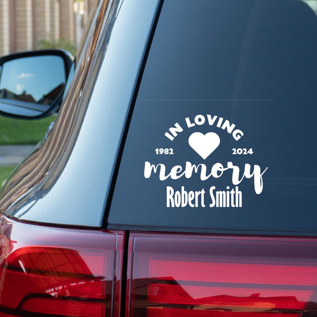 In Loving Memory Editable SVG Canva Template - Etsy