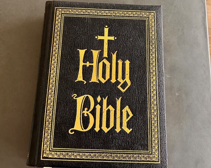 Large Print Holy Bible Red Letter Edition 1971 - Etsy