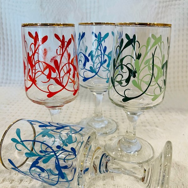 Colored Stemware - Etsy