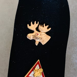 Loyal Order of Moose Clip on Tie With 3 Service Pins Tie Tac's - Etsy