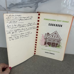 Grange Cookbook Pennsylvania State Spiral Bound 1978 - Etsy