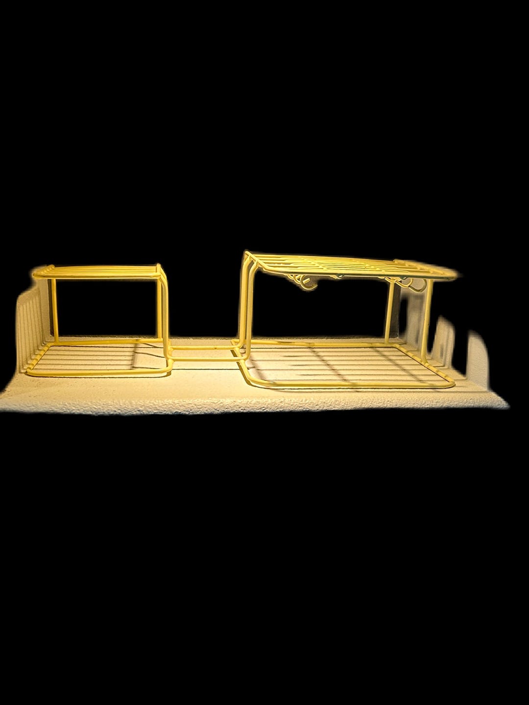 Rubber Coated Wire Plate and Cup Storage Rack Vintage 1960's Soft ...