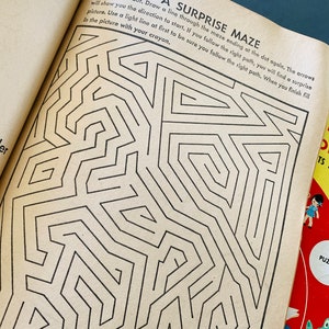 Two Activity Books the Sunny Day Coloring Book 1959 and Vacation ...