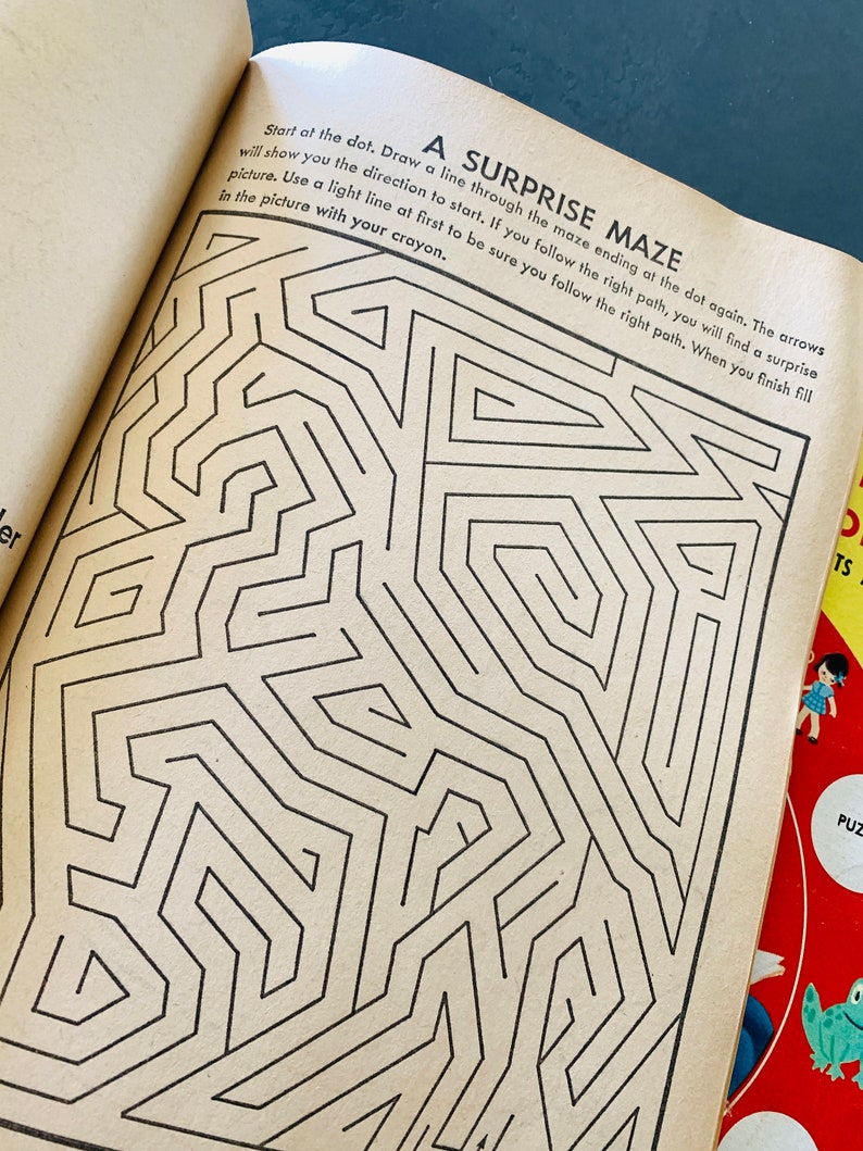 Two Activity Books the Sunny Day Coloring Book 1959 and - Etsy