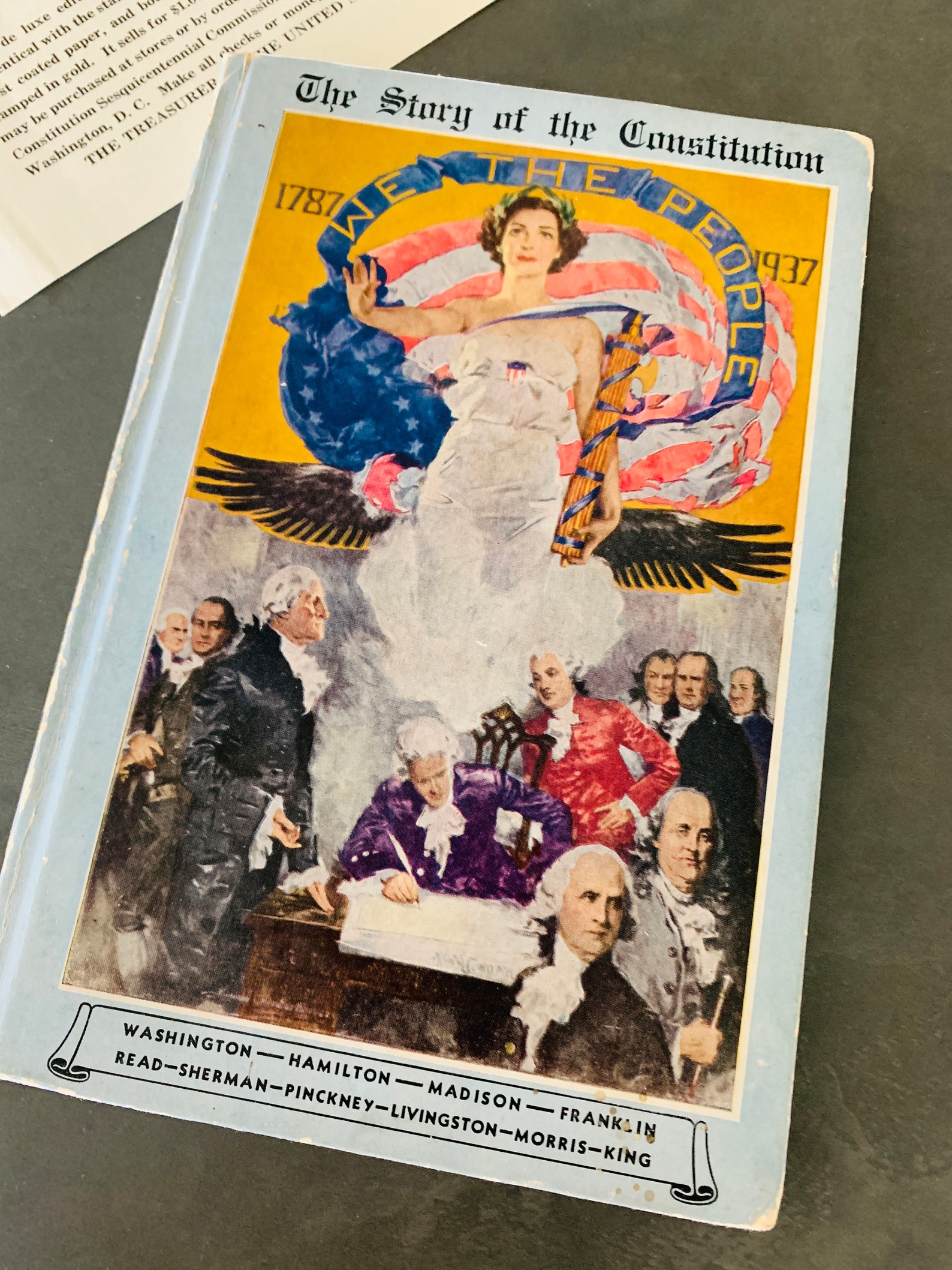 The Story Of The Constitution Hardback Book 1937 | Etsy