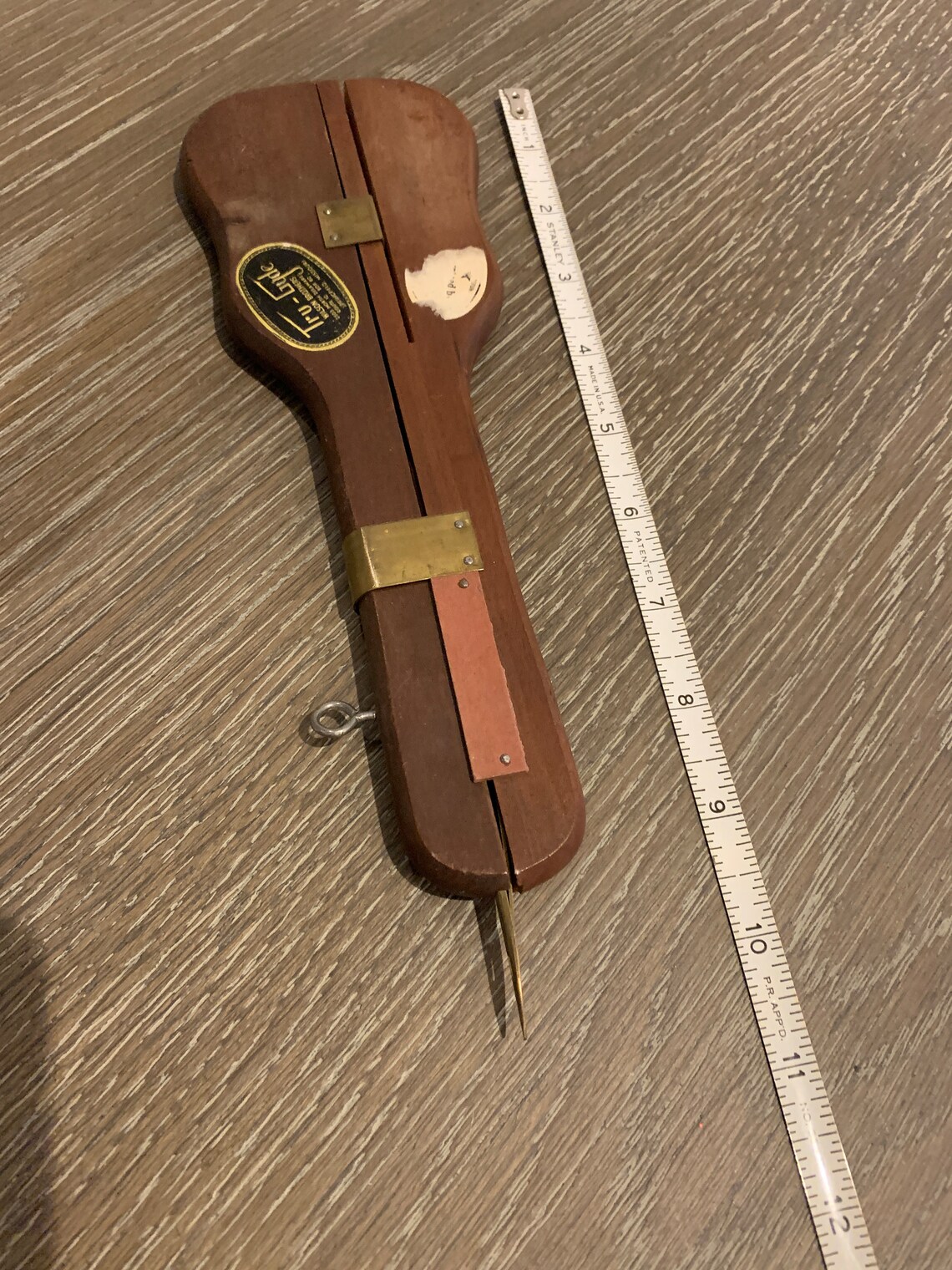 Wilson Brothers Rug Shuttle Awl Wood Label Tru-gyde 1950's - Etsy