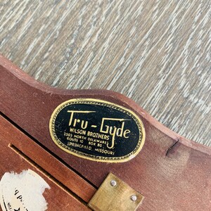 Wilson Brothers Rug Shuttle Awl Wood Label Tru-gyde 1950's - Etsy