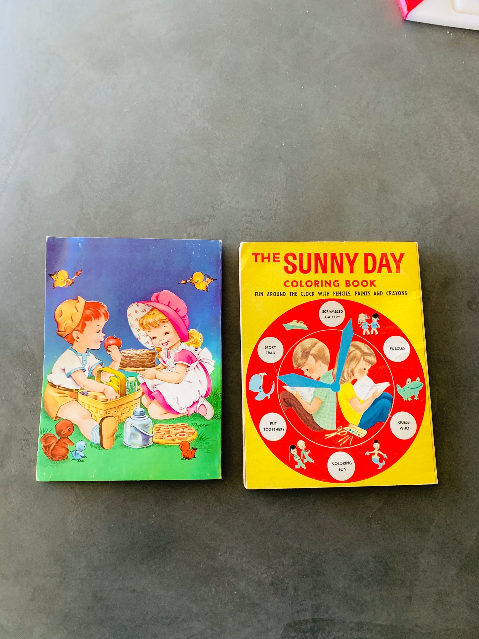 Two Activity Books the Sunny Day Coloring Book 1959 and - Etsy