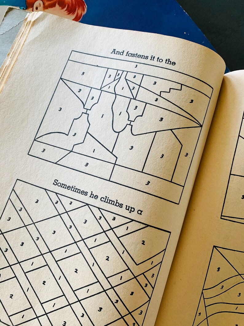 Two Activity Books the Sunny Day Coloring Book 1959 and - Etsy