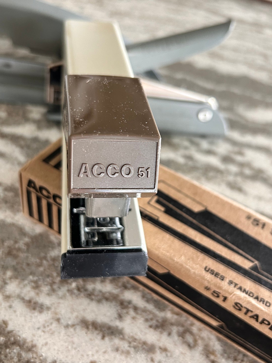 Acco No.51 Stapler Front Loading Tan and Brown - Etsy