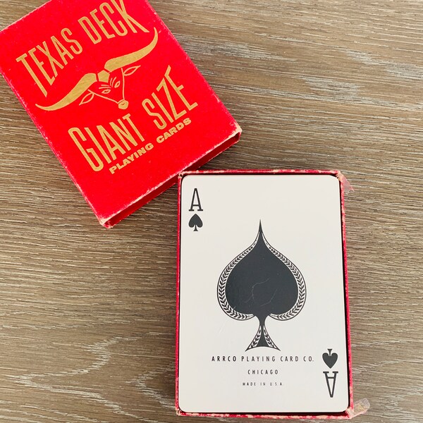 Texas Deck of Cards - Etsy