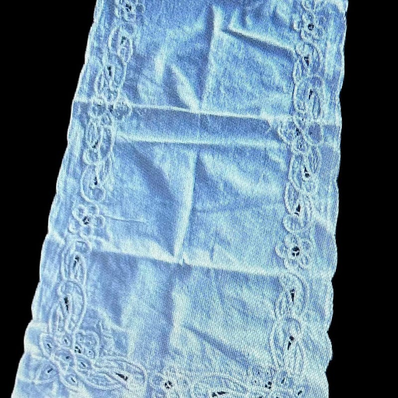 White Battenburg - Etsy